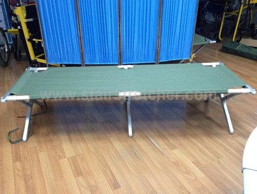 Military Rescuing First Aid Products , Aluminum Alloy Camping Bed