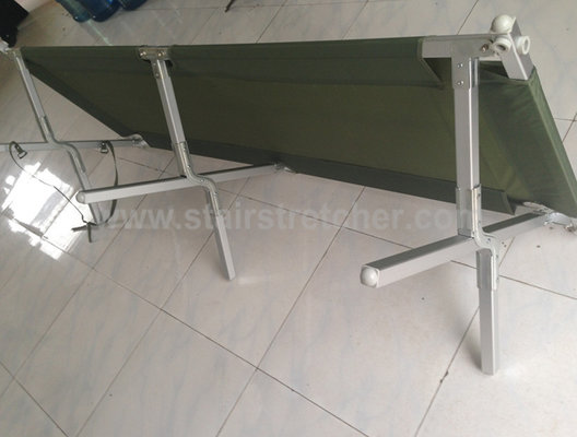 Military Rescuing First Aid Products , Aluminum Alloy Camping Bed