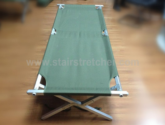 Military Rescuing First Aid Products , Aluminum Alloy Camping Bed