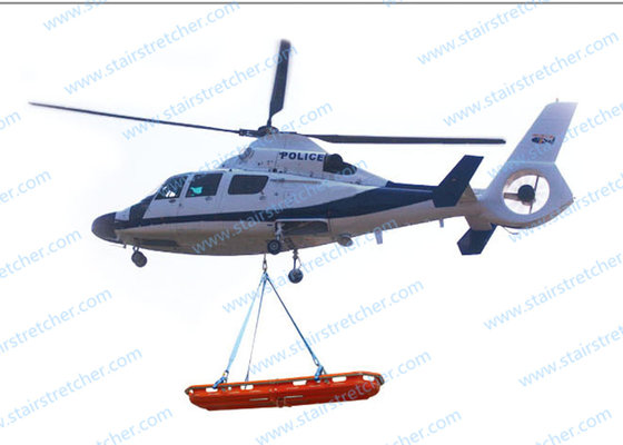 PE Plastic Seperatable Rescue Basket Stretcher Eco Friendly Anti Corrosion