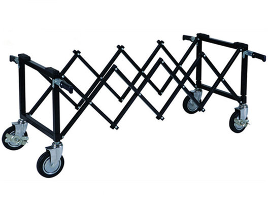 4 Handles 2 Or 4 Brakes Coffin Funeral Trolley Stainless Steel