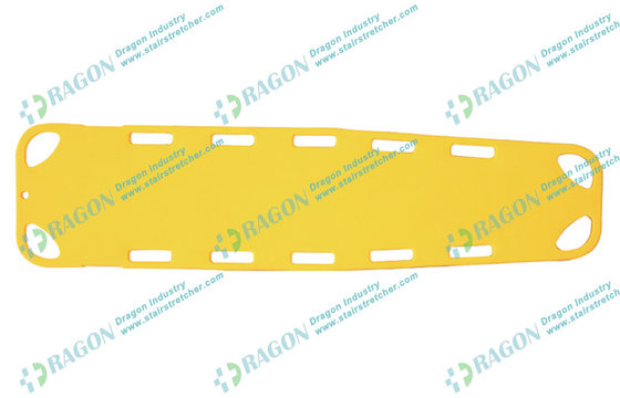 Plastic spine board evacuation stretcher , 185 * 45 * 6.5cm Rescue emt Stretcher