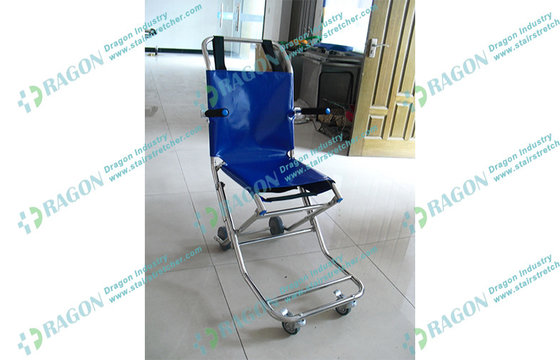 Portable folded wheelchair stairlift with handle , ems stair chair for hospital