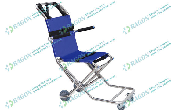 Portable folded wheelchair stairlift with handle , ems stair chair for hospital