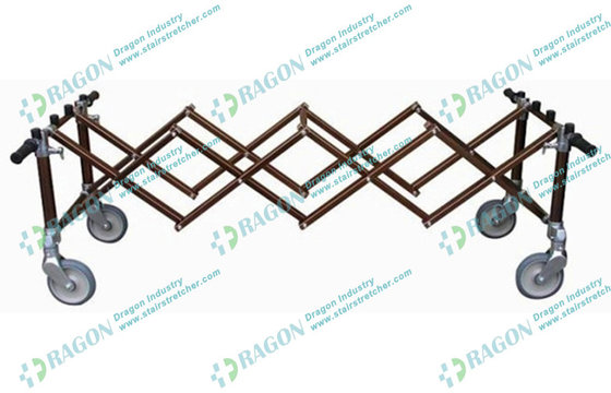 Aluminum Alloy Funeral Equipment , Church Trolley with Noiseless Castors