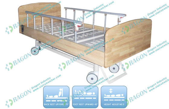 Portable Hill rom Electric Hospital Bed , Three Functions electrical adjustable beds