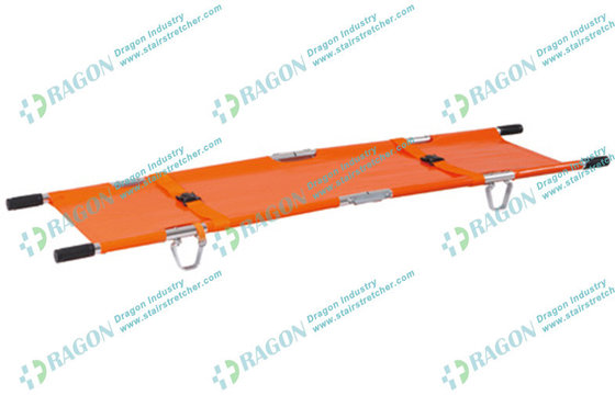 High strength aluminum alloy and oxford emergency ambulance cots / stretcher folding