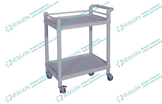 Light Weighted Hospital Furnitures , emergency crash cart with Guardrail
