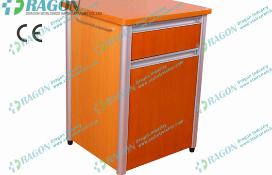 Durable Density Board Hospital Furnitures bedside table for hospital bed