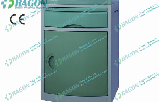 Easy Cleaning ABS Plastic hospital bedside table with drawer 480 * 480 * 760mm
