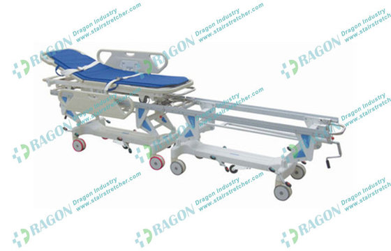 Luxurious Stretcher bed Cart for Transfer Patients / Aluminum Alloy transport stretcher