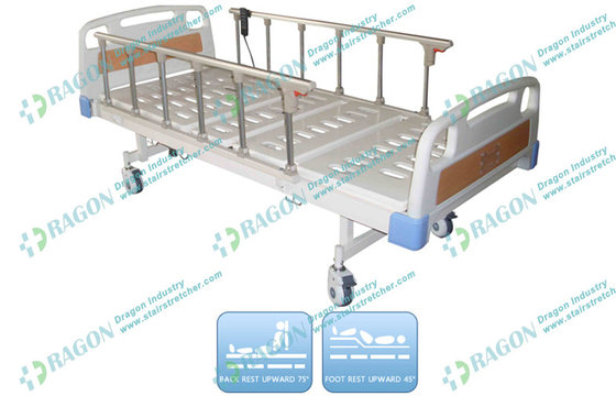 Collapsible Aluminium Guardrails Electric Hospital Bed With Two Functions