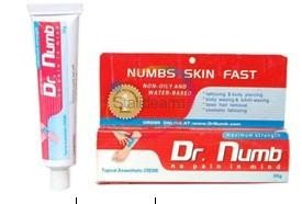 Dr. Numb(Numbs Skin Fast) 30g-normal quality, Special Effects Anesthetic Strong Numb Cream For Tattoo