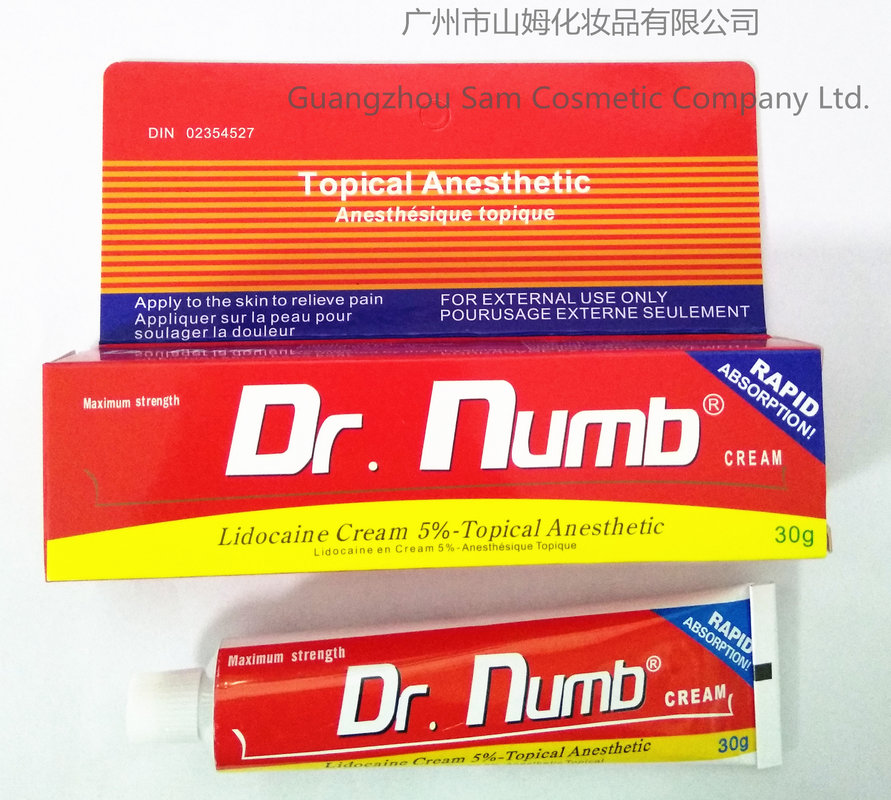 Dr. Numb(Topical Anesthetic) 30g-strong quality ,Special Effects Anesthetic Strong Numb Cream For Tattoo