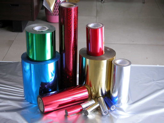 China Greeting Card Colored Foil Rolls Cold Type Printing For Paper supplier