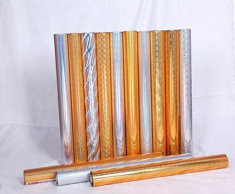 China Food Packing Plastic Gold Silver Gold Foiling Printing Hot Stamp Foils supplier