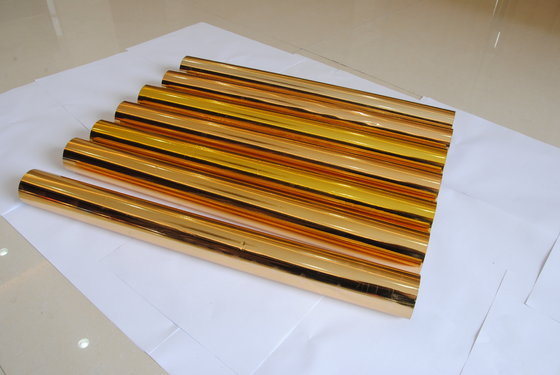 China Christmas Gift Gold Foil Wrapping Paper , Greeting Card Gold Foil Paper Printable supplier