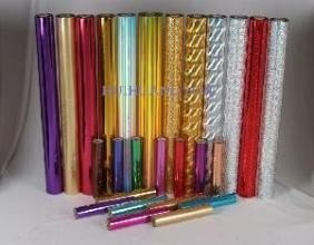 China 12Micron Holographic Hot Stamping Foil For Book Covers / Cosmetic Box supplier