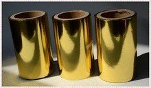 China Wine Box Hot Stamp Gold Paper Foil 120M Length No Ripples ISO Approval supplier