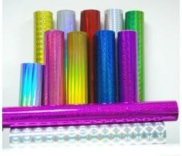 China Christmas Gift  Rainbow Holographic Foil Silver Foiling Volume 3 "Paper Core supplier