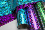 China MSDS Laser Metallic Transfer Foil For Cloth / Textile / Table Cloth supplier