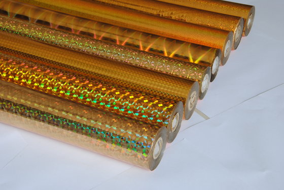 Gold Paper Foil Hot Stamping Printing For Paper Box / Greeting Card supplier
