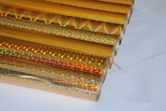 Gold Paper Foil Hot Stamping Printing For Paper Box / Greeting Card supplier