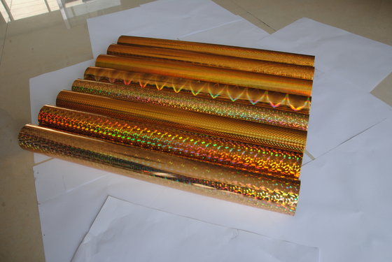 Gold Paper Foil Hot Stamping Printing For Paper Box / Greeting Card supplier