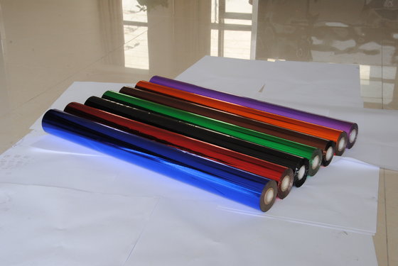 Book Covers Hot Stamping Colored Foil Paper Red Green Blue 15 Micron Thickness supplier