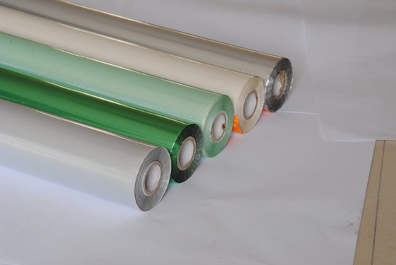 Book Covers Hot Stamping Colored Foil Paper Red Green Blue 15 Micron Thickness supplier
