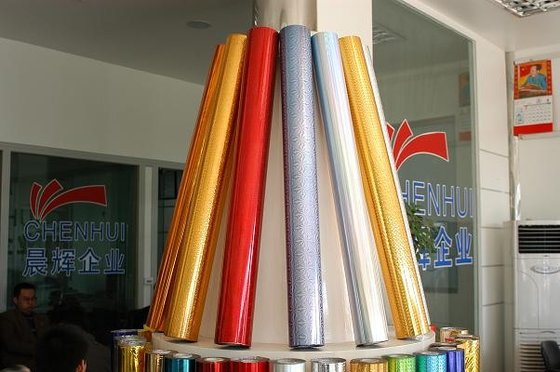 MSDS Hot Stamping Plastic Wrapping Foils Packaging For Glazed UV Inked Paper Book Covers supplier