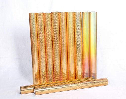 Brightness Holographic Transparent Foil Lamination Film 120Meter Length supplier