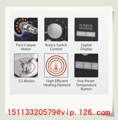 700-900W Thermo Cooker for Home Use/ 1.5 Liters Wifi App Thermo Mixer Heating and Stramer/ Domestic Soup Maker