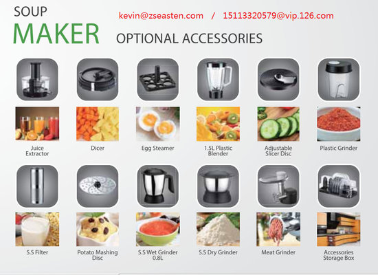 Easten Multi-functional Soup Maker ES601GS/ 800W Soup Blender/ 900W Heater Kitchen Soup Maker