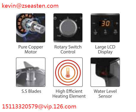 Easten Multi-functional Soup Maker ES620P/ 800W Soup Cooker/ 900W Heater Soup Blender Recipes