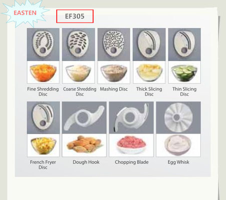 China Multi-functional Electric Food Processors EF305/ 800W Automatic Echo Food Processor/ 2.4 Litres Food Processor
