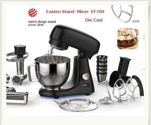 1000W Stand Mixer EF708 Recipes / Die Cast Stand Mixer Kichen Aid/ Electric Kitchen Appliance Hand Mixer