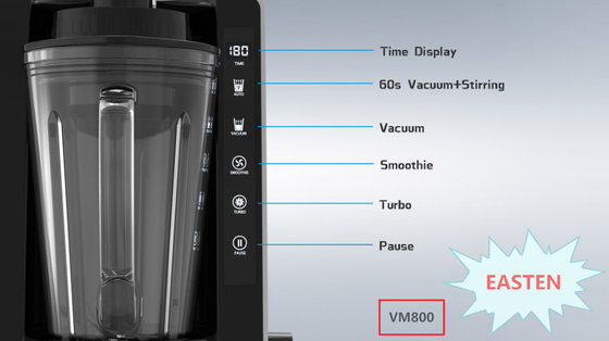 China 1.2 Liters Vacuum Blender VM800 Manufactured by Easten/ 800W Vacuum Juice Blender Price