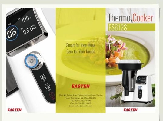 Electrical Kitchen Appliance Blending Thermo Cooker ES612S/ 1000W Thermo Blender/ Soup Maker with Steamer