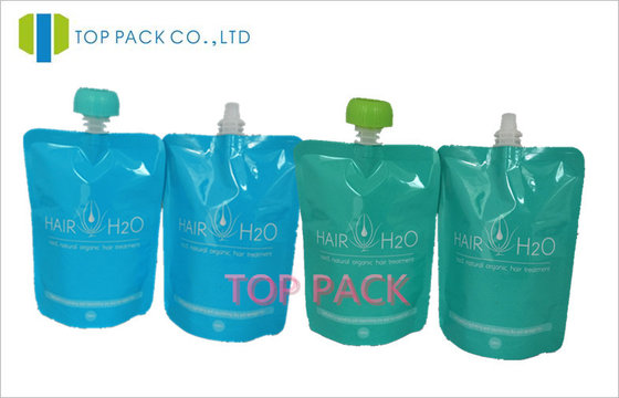 Seal Proof Stand Up Resealable Pouches Body Scrub Use Blue / Green
