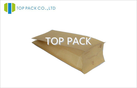 Brown Kraft Paper Food Pouch Packaging Stand Up Pouches For Food Packaging