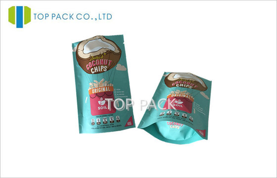 40g Foil Food Bags Gravure Printing Custom Ziplock Stand Up Pouches