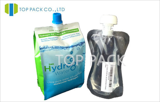 Standing Spout Pouch Leakproof Food Grade Laminated Soft Plastic