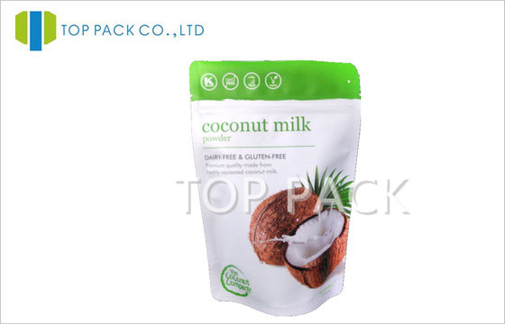 Customize Aluminum Foil Stand Up Pouch Packaging for Coconut Powder