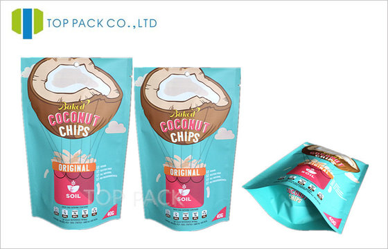 Protein Powder Use AL Stand Up Food Packaging Matte Finishing Laminated