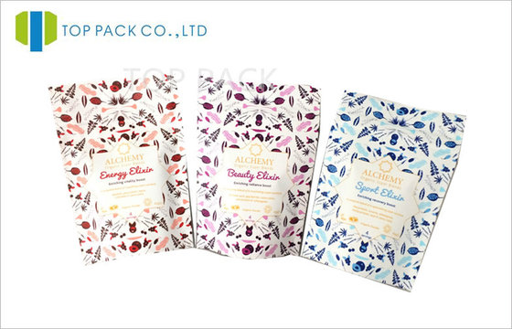 Resealable PET / AL / PE Standing Herbal Incense Bags with Custom Printing / Size