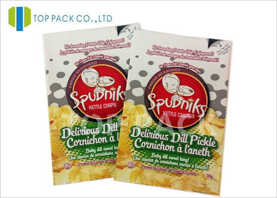 Moisture Proof Aluminum Foil Bags Heat Seal Sealing Laminated Material Chips Packaging