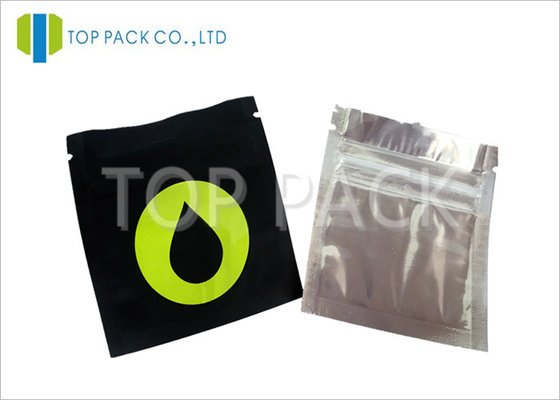 Matte Glossy Foil Laminated Packaging Zipper Back Foil Bag For Cosmetic