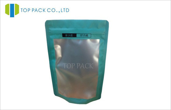 Reusable Ziplock Stand Up Pouch Packaging For Garment Underpants