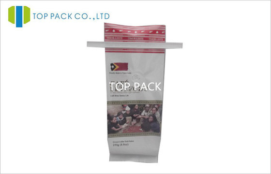 Lamination Side Gusseted plastic bags moisture proof With Valve Tin Tie